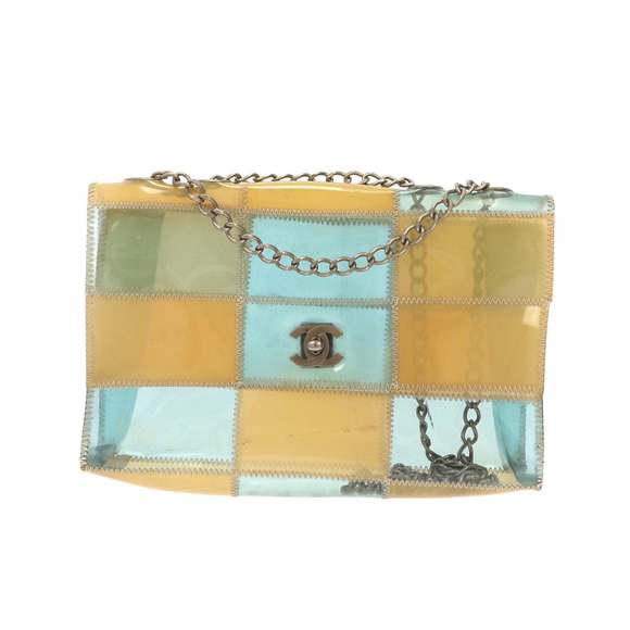 CHANEL | Bags | Chanel Shoulder Bag In Multicolor Plastic | Poshmark